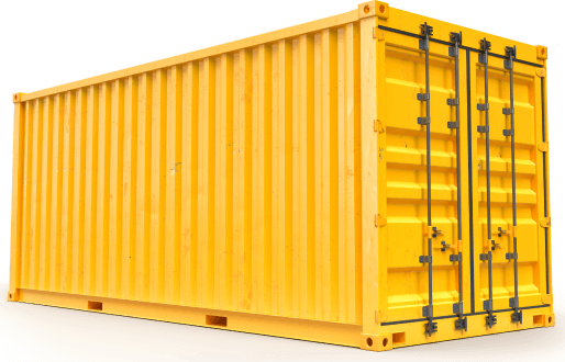 Yellow container - Global Transportes